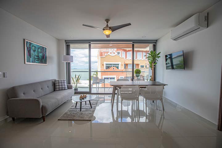 Stunning 1br Condo With Rooftop Pool At Hotel Zone - Cancún