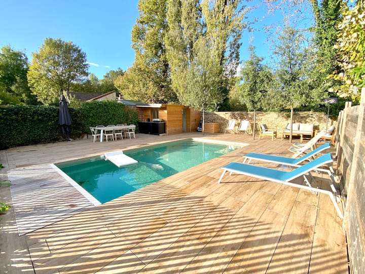 Grande Maison De Famille Avec Piscine Chauffée - Versailles