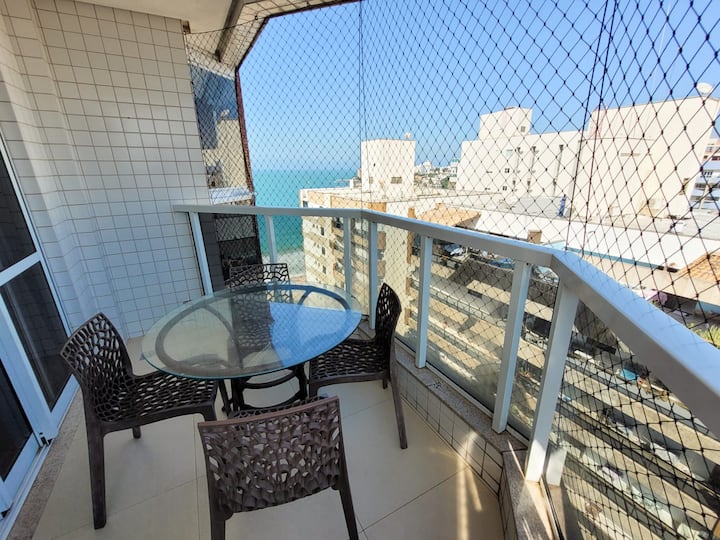 Ap C/ Vista Lateral Para O Mar. Wifi E Garagem - Espírito Santo (estado)