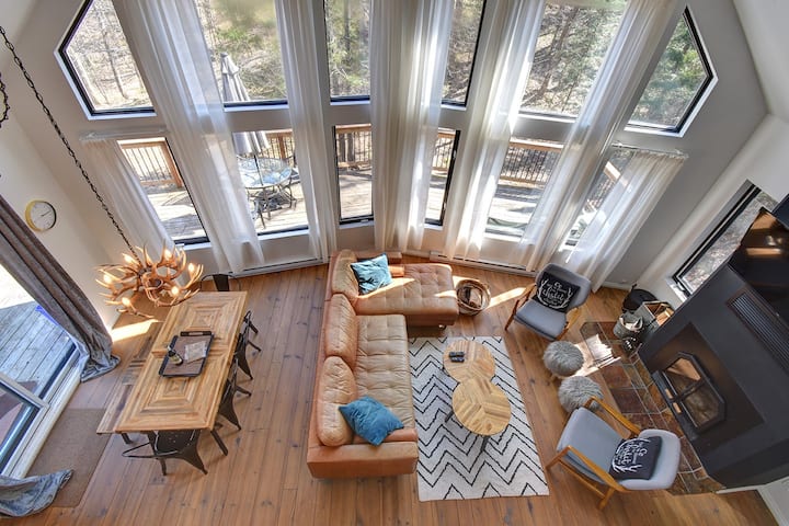 Yelen Chalet + Jacuzzi, 1 Km To Ski Lift - Mont-Tremblant