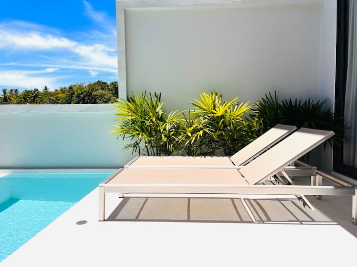 Mayara,elegant Seaview Pool Villa Near The Beach - Ko Pha Ngan