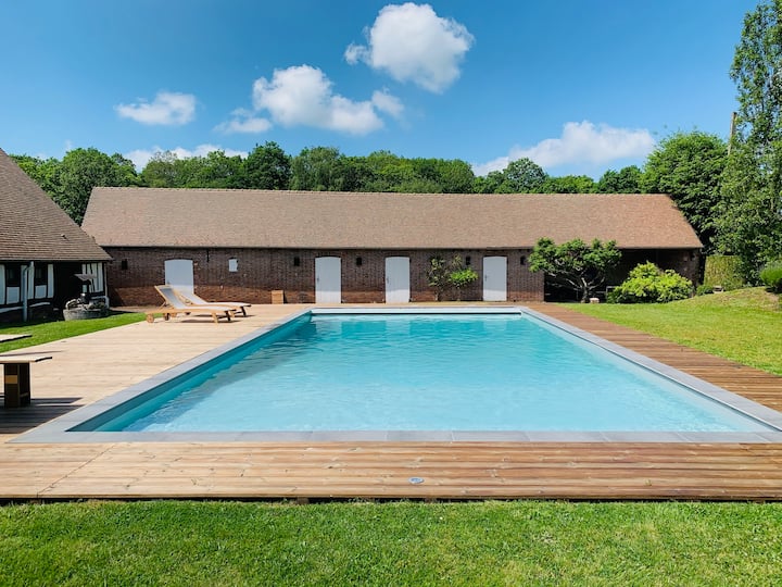 Maison Campagne Avec Piscine Chauffée (1h Paris) - Eure