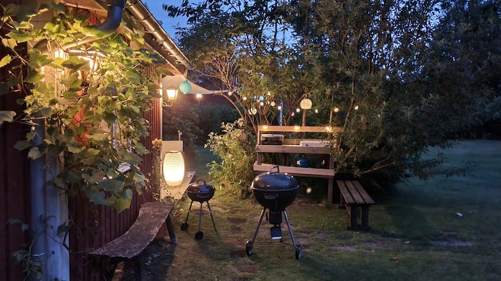 Klassisk Sommarstuga Med Kamin - Borås