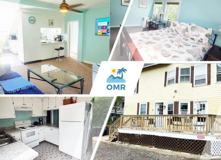 4 Min Walk To The Beach. A Large 3bd Apt Sleeps 6. - Old Orchard Beach, ME
