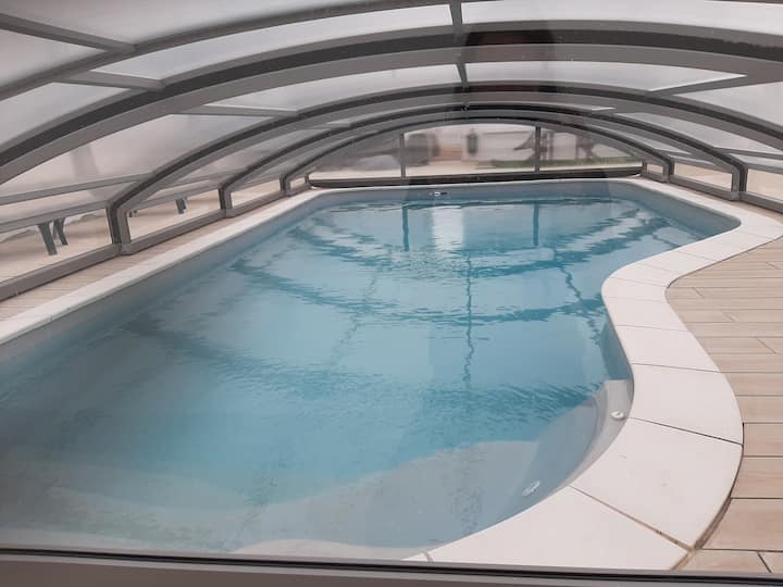 Maison 10 Pers, Piscine Couverte - Royan