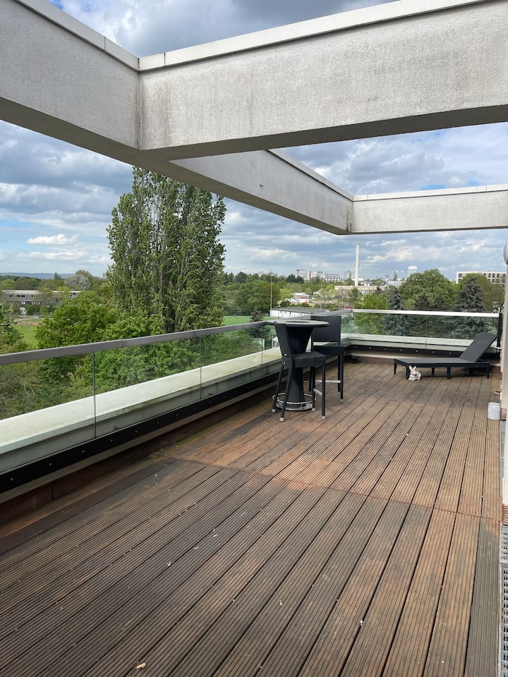 Penthouse Am Park In Bockenheim - Francfort