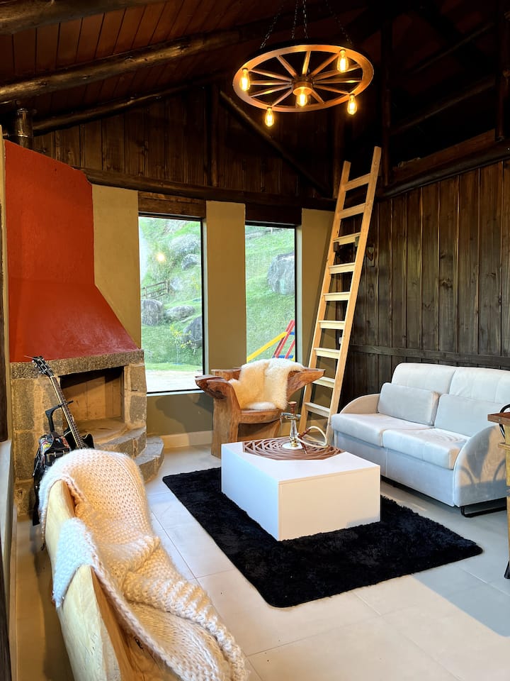 Ampla Cabana Em Meio A Natureza - Águas Mornas