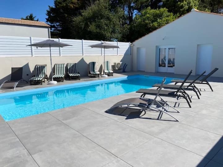 Villa 10-12 Personnes Climatisée Piscine Chauffée - Saint-Hilaire-de-Riez