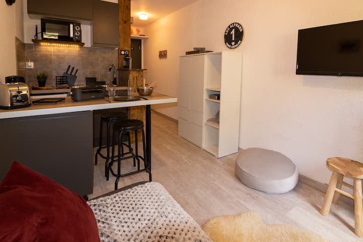 Serre-chevalier Superbe Studio, Entièrement Rénové - Chantemerle