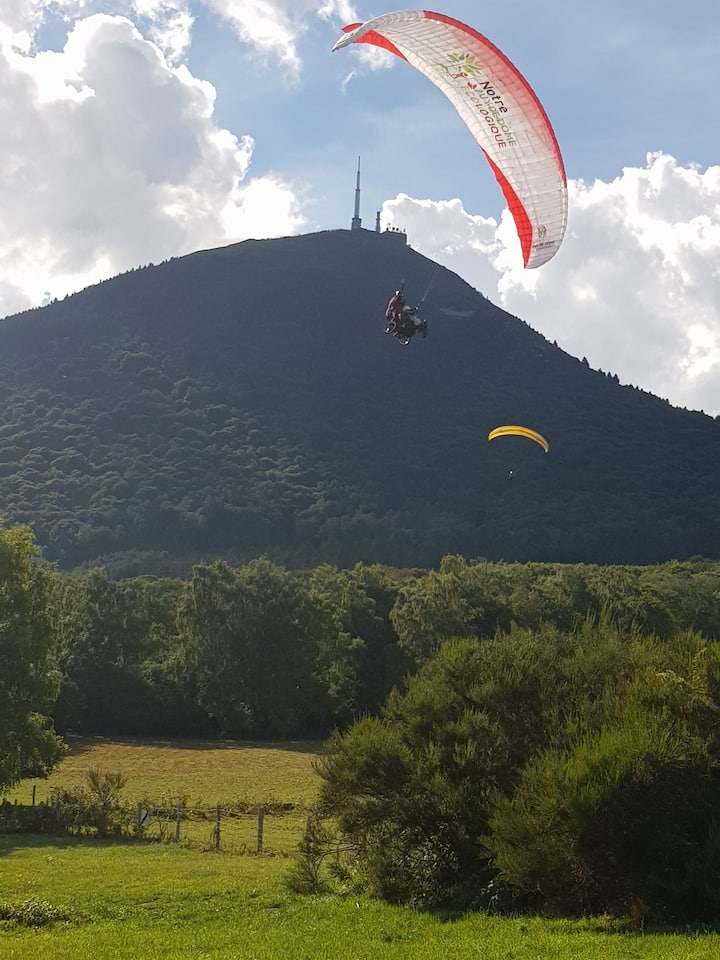 Gîte Cosy Proche Puy De Dôme Et Vulcania Cocon 2 P - Aydat