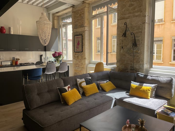 Lyon Coeur Croix Rousse : Bel Appartement Canut - Lyon