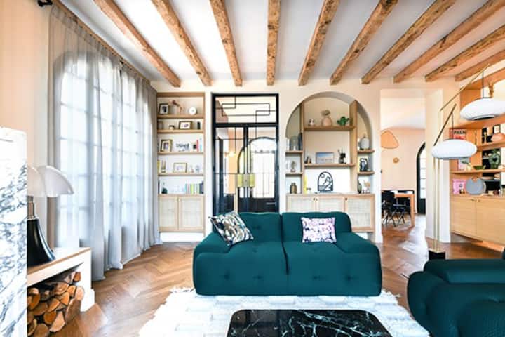 Maison Basque Rénovée Par Architecte Avec Piscine. - Biarritz