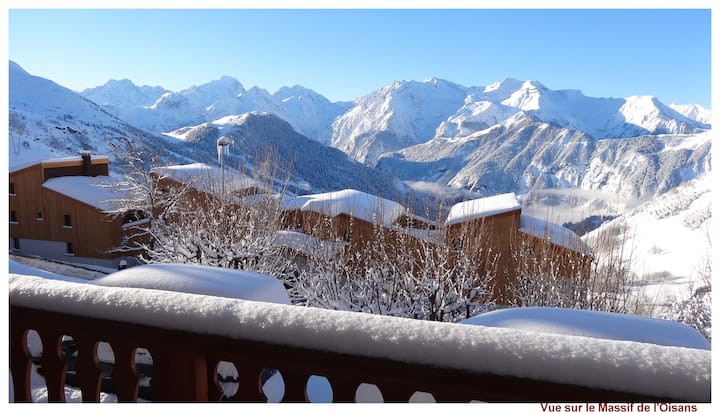 Alpe D'huez, Appartement Familial, Vue Splendide - L'Alpe d'Huez
