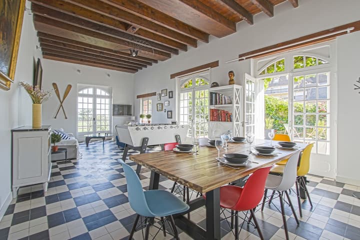 Villa Ségovia-superbe Maison-directe Sur La Mer - Cabourg