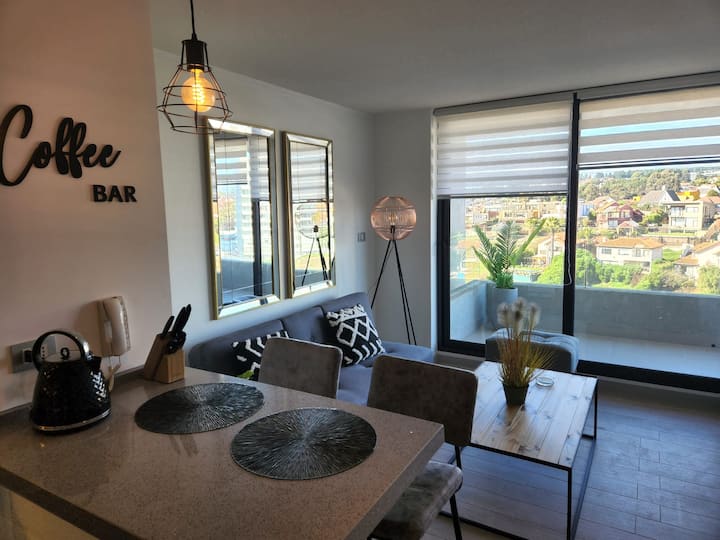 Lindo 1 Dormitorio 1 Baño Nuevo, Full Equipado - Concón