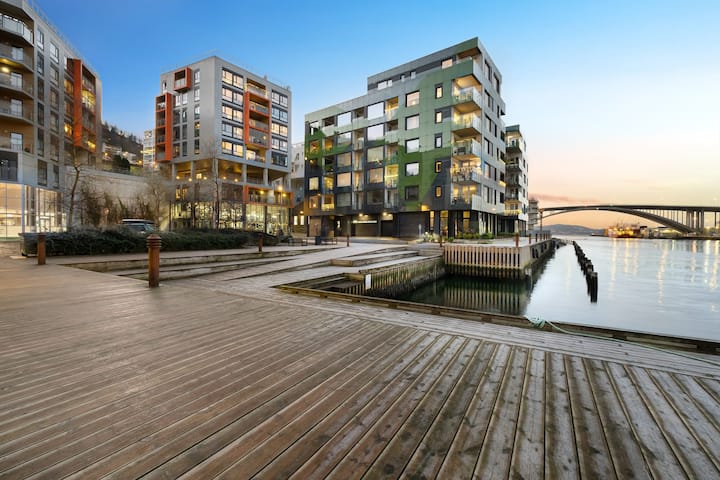 Moderne Leilighet - Balkong - Takterrasse - Bergen, Norway