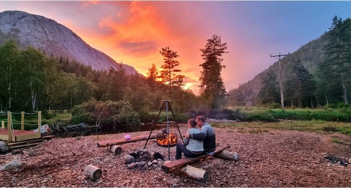 Telteplasser. Robåt. Sauna Og Badestamp Til Leie - Norway