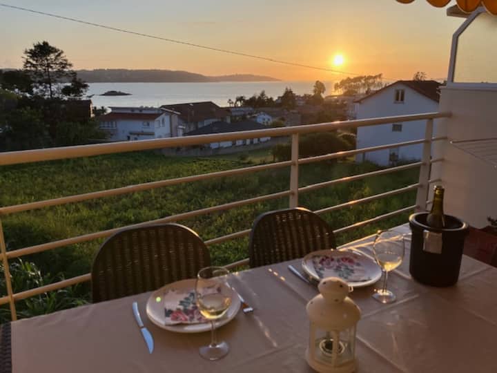 Casa Con Terraza Vistas Al Mar Y Piscina - Ares
