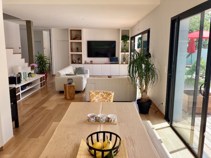 Magnifique Villa Climatisée+piscine Proche Plages - Anglet