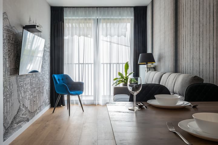 Inpoint 2-rooms Terrace Parking Opt. Paid Centre - Krakow