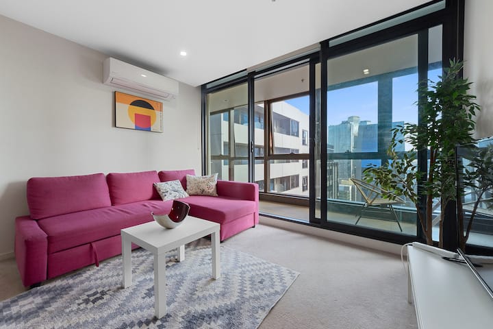 35-8cozy Bright 2b2b Heart City Central View - Melbourne