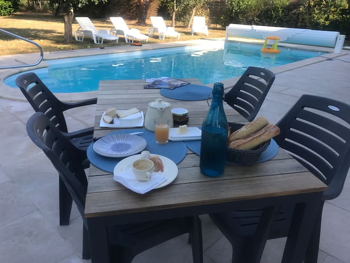 Gîte 8/10 P : Piscine Calme-surf-médoc-montalivet - Lesparre-Médoc