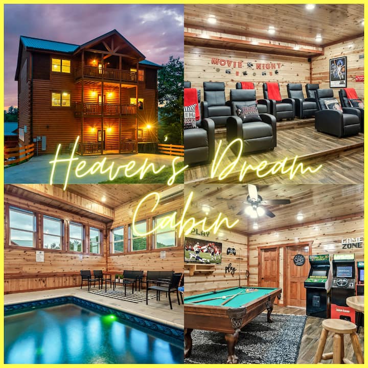 Heaven’s Dream-6br-pool-hot Tub-arcade-theater