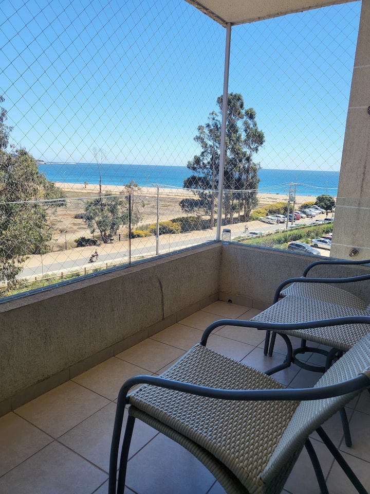 Depto En Condominio Papudo Laguna Con Vista Al Mar - Zapallar