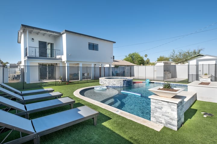 5br Midtown Retreat ~Heated Pool, Spa, Bbq, Office - Phoenix, AZ