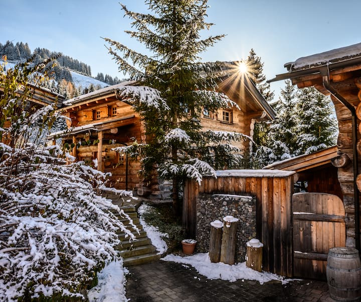 Luxus Blockhaus Chalet - Whirlwanne & Zirben-sauna - Österreich