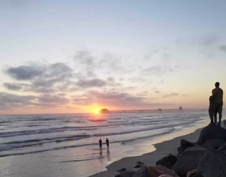 Cheerful, Scuba, 1 Bd Home + Pool, Walk To Beach - Buccaneer Beach, Oceanside