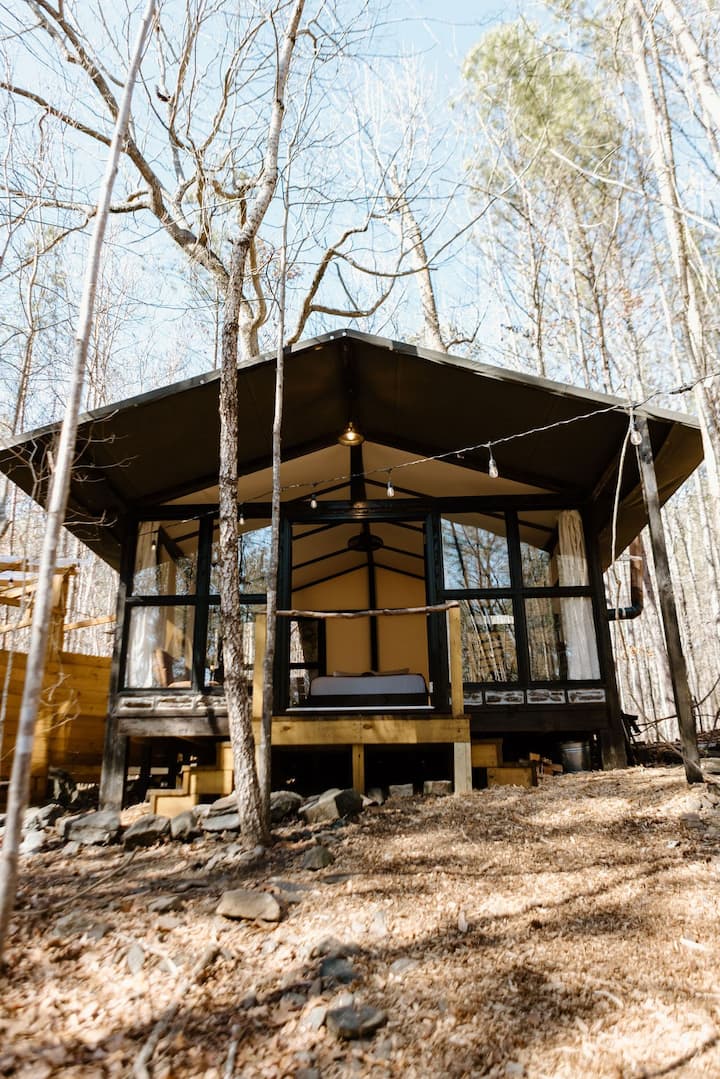 Stone Tent With Amazing Outdoor Shower & Ac - Stone Mountain, GA