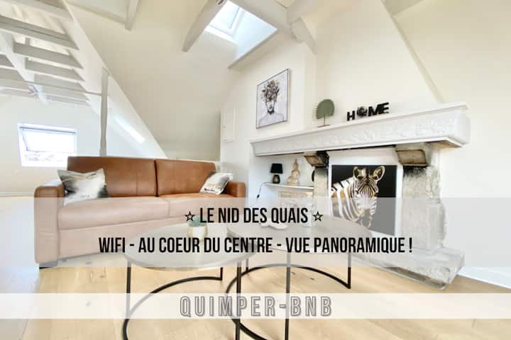 Le Nid Des Quais - Loft Ravissant En Plein Centre - Quimper