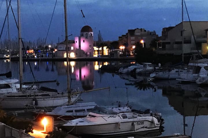 Vue Imprenable Marina Gruissan! Bulle De Bien-être - Gruissan