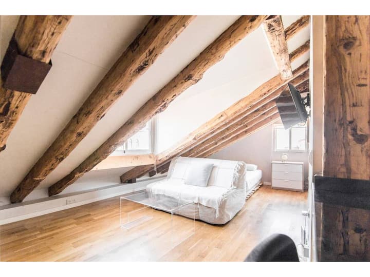 Penthouse Studio - Atocha Ski - Madrid