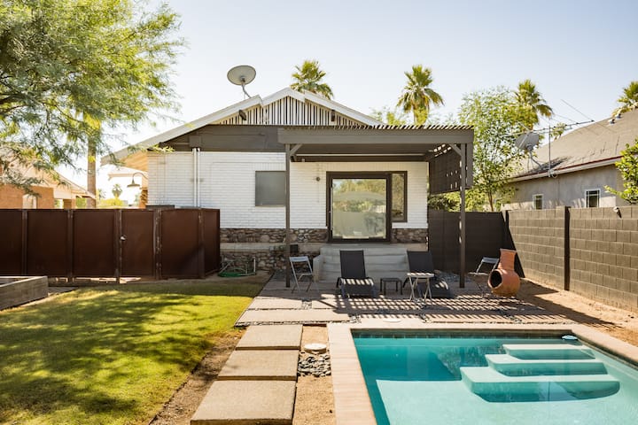 Modern Historic Bungalow - Heated Pool, Updated! - Phoenix, AZ
