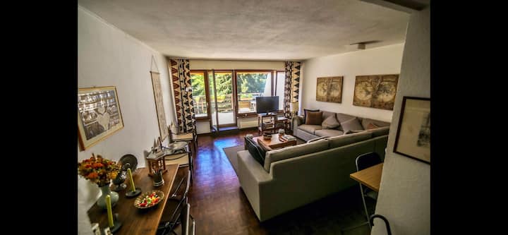 Delizioso Appartamento Vista Sul Bosco Park Gratis - Crans-Montana