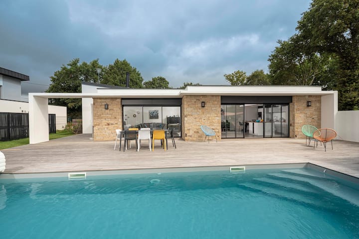 Splendide Villa Avec Piscine Golfe Du Morbihan - Baden