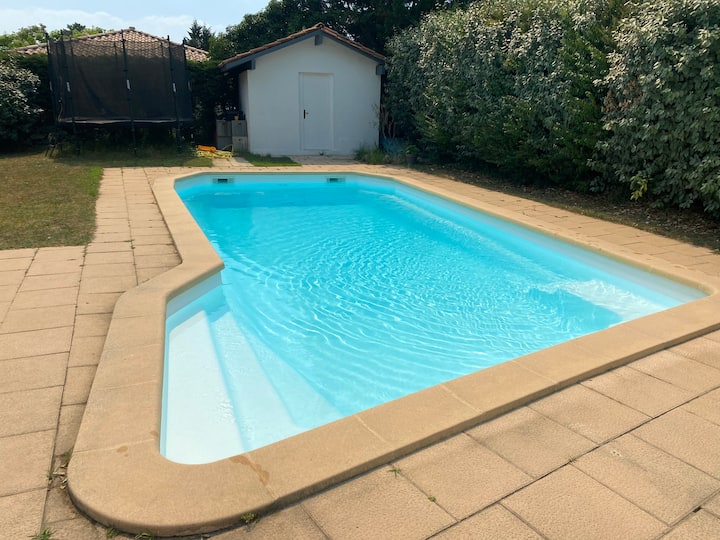 Maison Familiale Avec Piscine Privée Proche Océan - Bayonne