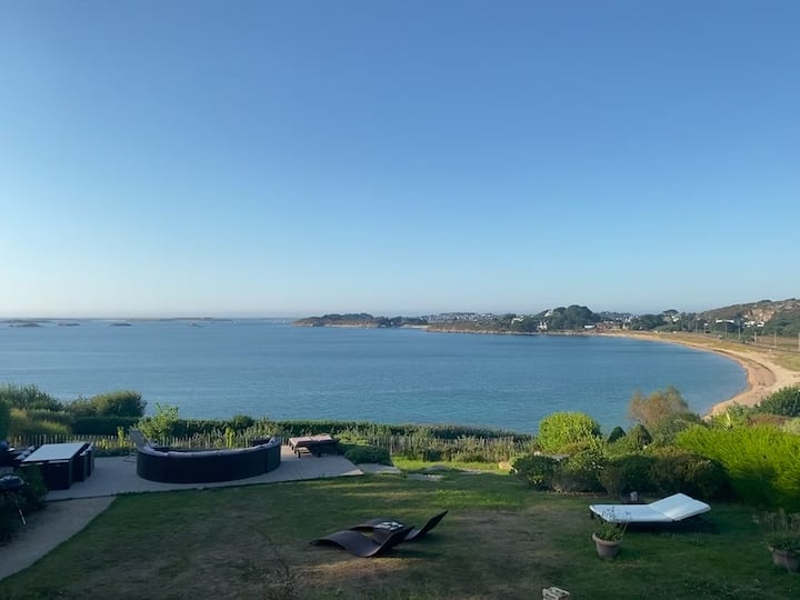 Grande Maison Familiale Avec Pleine Vue Mer - Pleumeur-Bodou