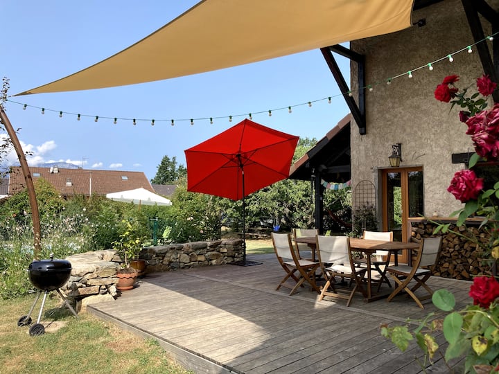 Villa Piscine Terrasse-parking-3 Chambres - Grenoble