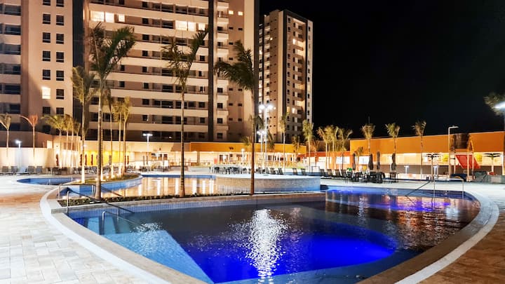 Flat No Maior Resort Do Estado De São Paulo - Olímpia