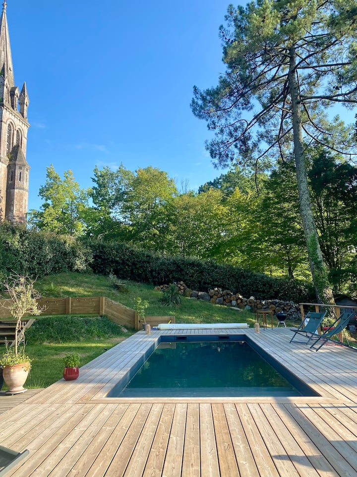 Villa Au Calme Avec Piscine Chauffée, 10 Pers. - 索奧爾特奧瑟戈