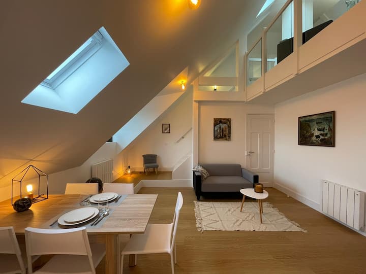 Grand Appartement Renové Au Centre Historique - Louannec