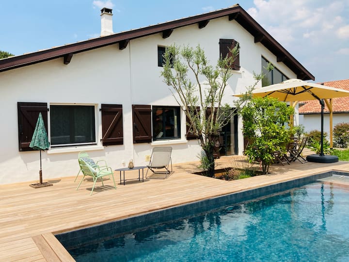 Maison Basque Familiale à Anglet Avec Piscine - Anglet