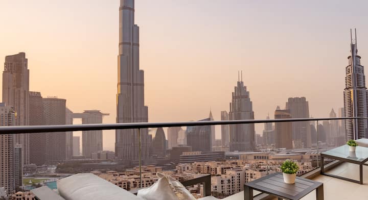 Panoramic Views - Burj Khalifa, Fountain & Skyline - دبي