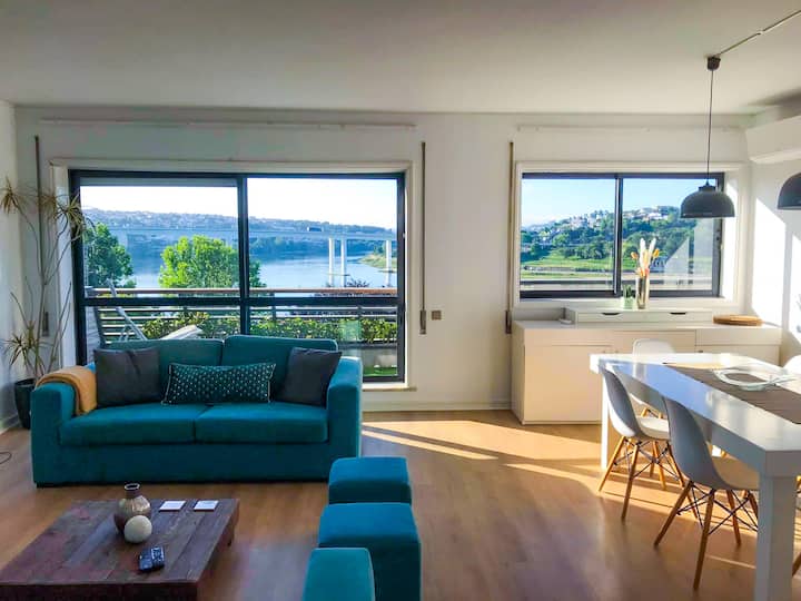 Douro River View 3-bedroom Apt @ Freixo, Porto - Rio Tinto