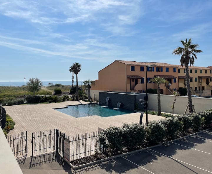 Confortable Appartement - Piscine Et Accès Plage - Sainte-Marie-la-Mer