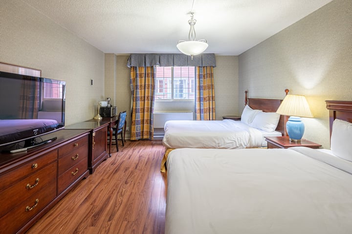 Chambre D'hotel Le Domaine 2 Lits Queen - Saint-Sauveur
