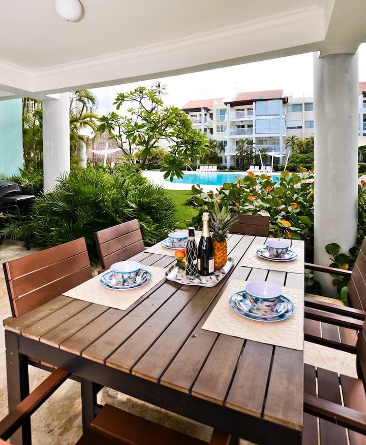 2b/2b Ground Floor,large Terrace Pool View - Punta Cana